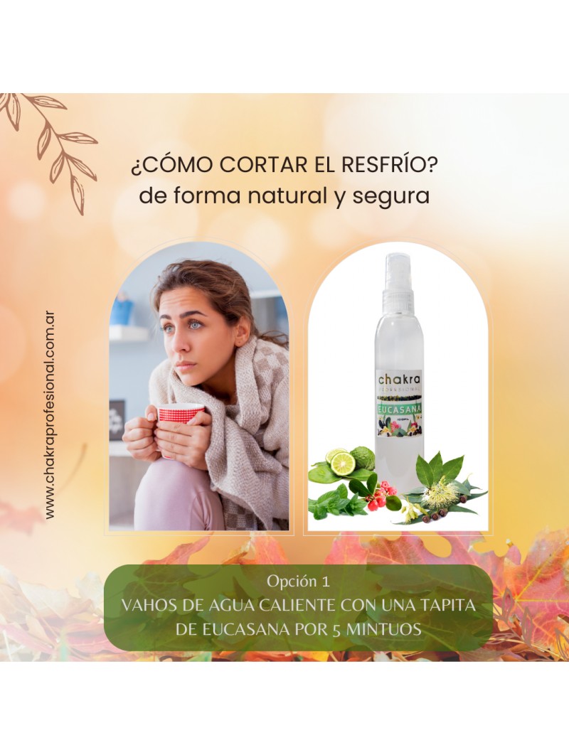 Eucasana, libera las vías respiratorias y desinfecta el ambiente