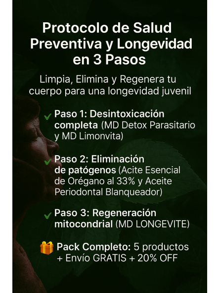 Pack de Salud Preventiva y Longevidad Natural